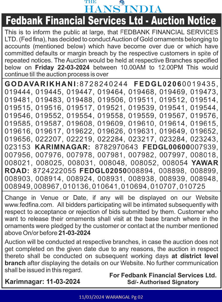 Gold Auctions
