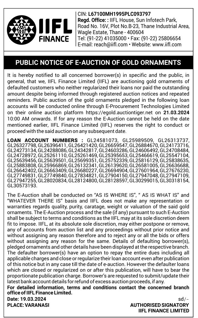Gold Auctions
